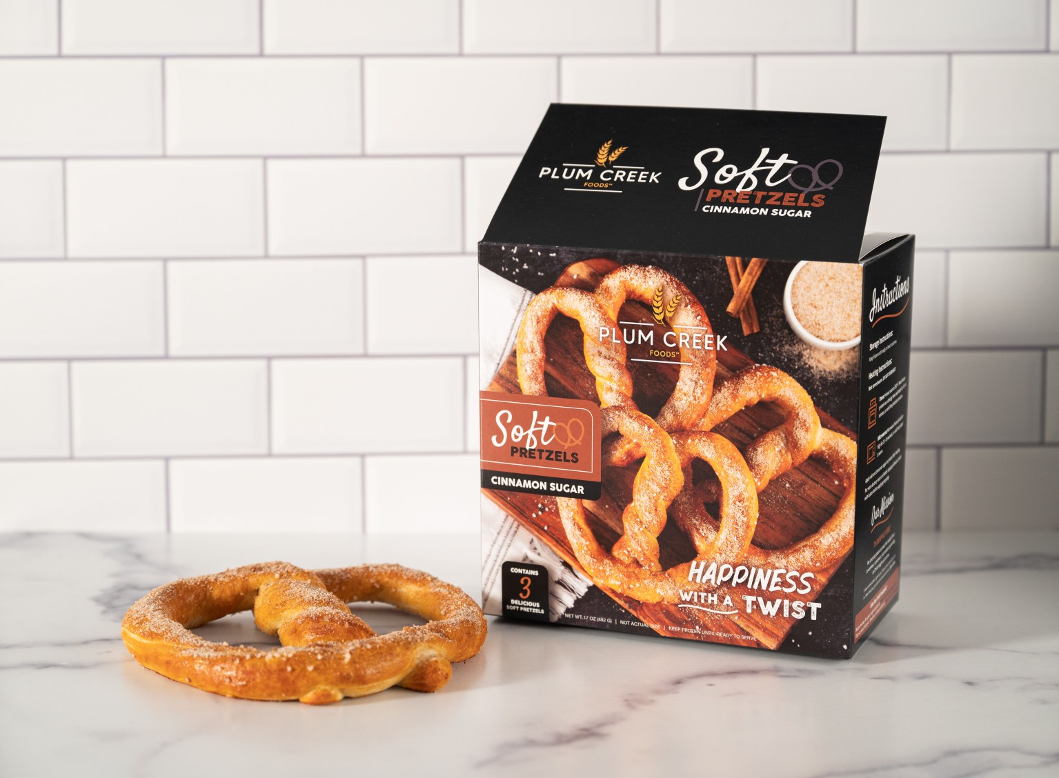 Frozen Soft Pretzels (12 Pretzel Variety Pack) - Plum Creek Foods